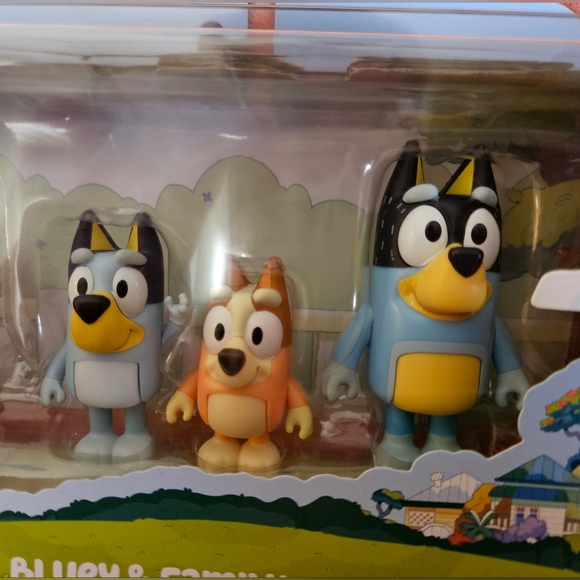 Disney | Toys | Bluey Toys Bluey Bingo Bandit Dad Family Figures Disney ...